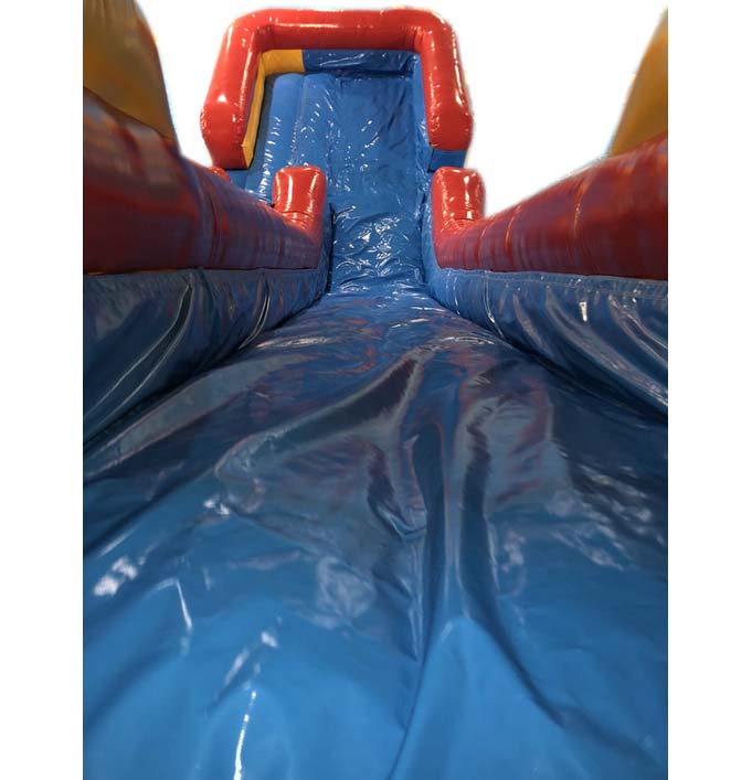 21' Red Yellow Blue Marble Water Slide - Bounce House Rentals, Delaware